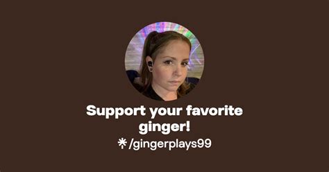 Support Your Favorite Ginger Instagram Twitch Linktree