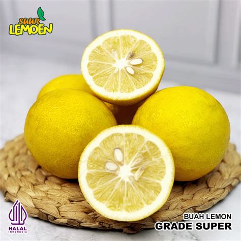 Jual Suur Lemoen 250 Gram Jeruk Lemon California Shopee Indonesia
