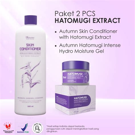 Package 2 Hatomugi Skin Conditioner And Hydro Moisture Gel Asc Ahg
