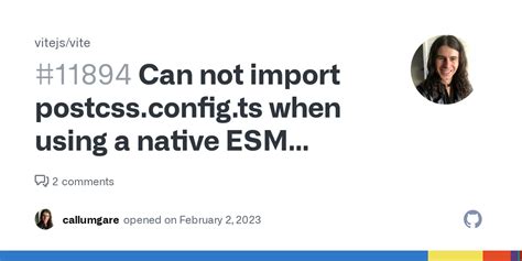 can not import nfig ts when using a native esm based project