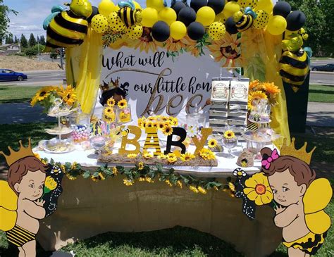 What Will It Bee Gender Reveal Bumble Bee And Sunflowers Catch My