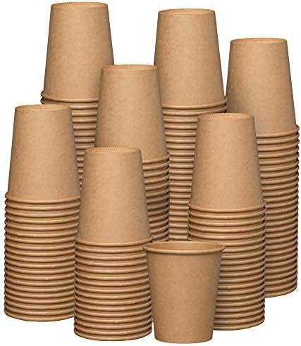 Amazon Comfy Package GUSTO Oz Pack Kraft Paper Hot Coffee Cups Unbleached