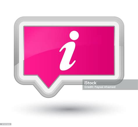 정보 아이콘 주요 분홍색 배너 버튼 0명에 대한 스톡 벡터 아트 및 기타 이미지 0명 데이터 미국 Istock