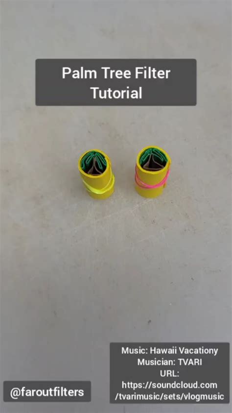 Palm Tree Filter Tutorial Rbakedart