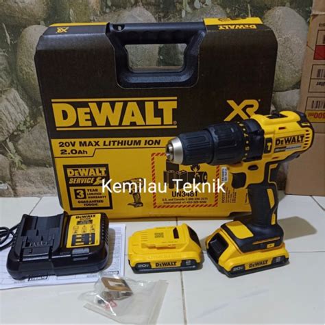 Jual Mesin Bor Cordless Hammer Drill 20V DEWALT DCD7781D2 Brushless