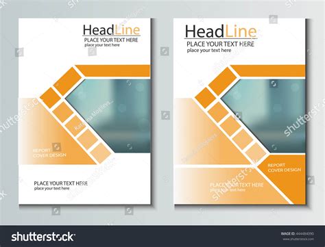 Leaflet Brochure Flyer Template A4 Size Stock Vector Royalty Free