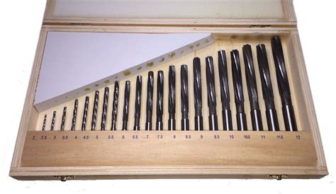 21pc Hand Reamer Set Hss Metric 2mm 12mm Rdg Tools