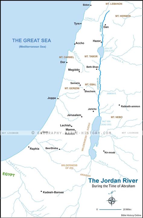 Genesis 13 Background Information With Maps And Images Picture Study