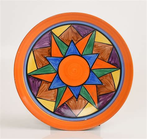 Clarice Cliff 9 Original Bizarre Plate C 1929