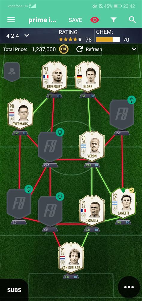 My Prime Icons Sbcs Just Looking For Ex Ac Milan Players For Past And