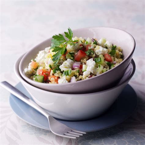 Salade de boulgour à la fêta Recette Minceur WW France