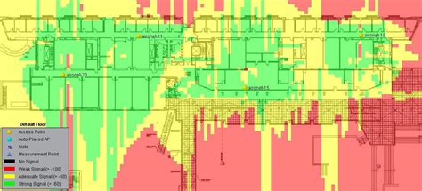 Comm Bldg WiFi Heat Map