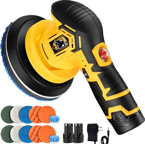 Cordless Car Buffer Polisher 6 Inch Cordless Polisher With 2pcs 12v 20ah Lithium Cordless Car Buffer Polisher 6 Inch Cordless Polisher With 2pcs 12v 20ah Lithium