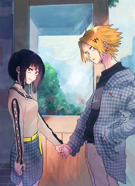 Kaminari Denki X Jirou Kyouka Boku No Hero Academia Bnha Mha Boku No Hero Academia Funny My