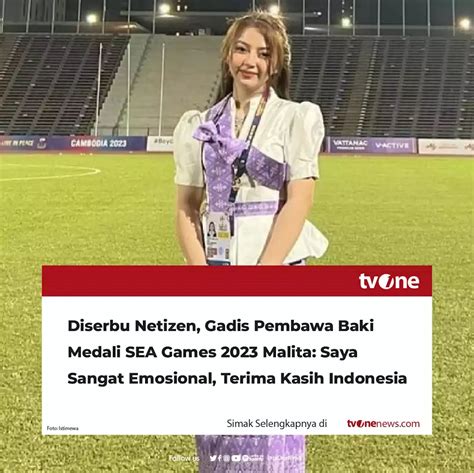 Diserbu Netizen Gadis Pembawa Baki Medali Sea Games 2023 Malita Saya