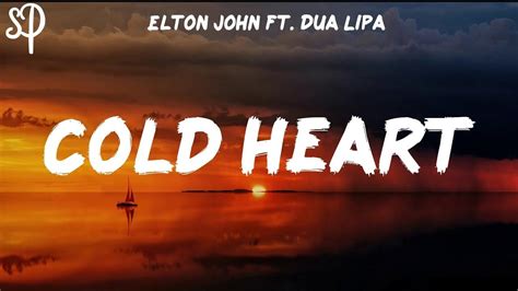 Elton John And Dua Lipa Cold Heart Lyrics Youtube Waves Song