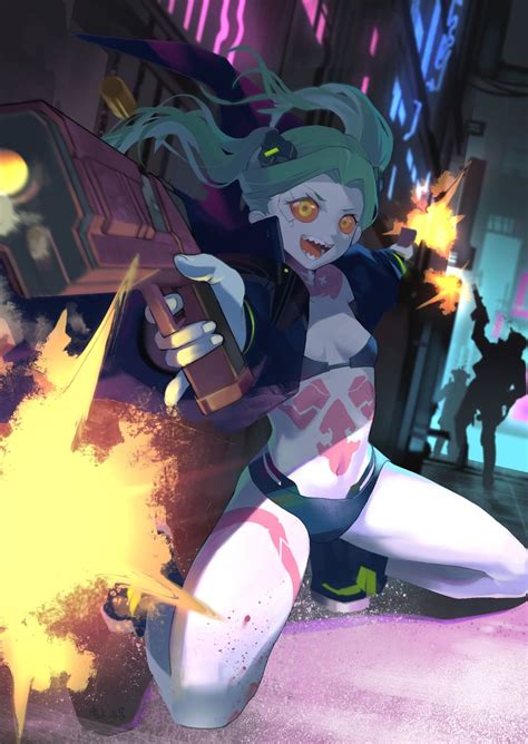 Rebecca Cyberpunk And 1 More Drawn By Mowangzhanjiang Danbooru