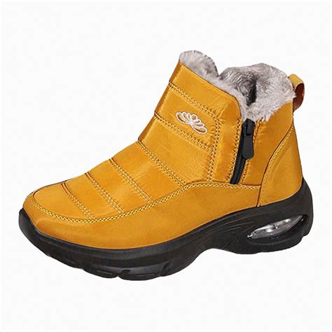 Caicj98 Women Winter Boots Waterproof Ankle Boots Wide Width Walking Shoes Anti Slip And Keeps
