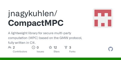 GitHub Jnagykuhlen CompactMPC A Lightweight Library For Secure Multi Party Computation MPC