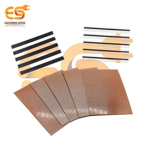 Buy Combo Of General Purpose Printed Circuit Board Female Male Berg
