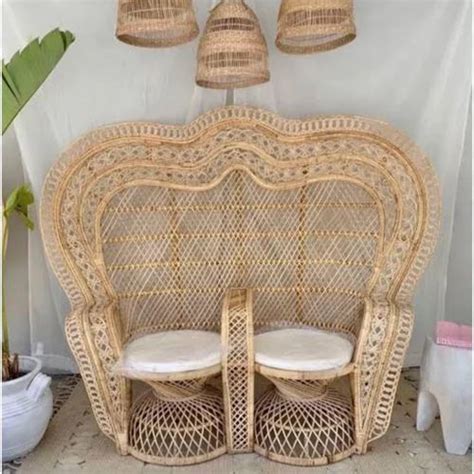 Peacock Double Rattan Chair At ₹ 15000piece Rattan Outdoor Chair In