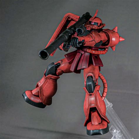 Ms 06s シャア専用ザクⅡ（リバイブ版）｜しるばにあさんのガンプラ作品｜gunsta（ガンスタ）