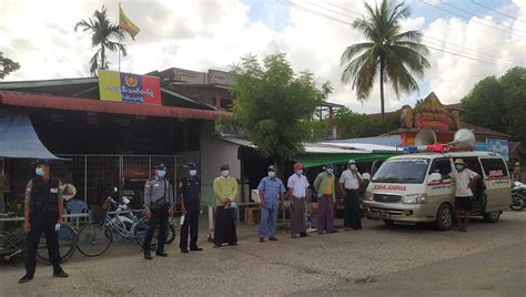 ငါးသိုင်းချောင်းမြို့၌ကိုဗစ် ၁၉ရောဂါကြိုတင်ကာကွယ်ထိန်းချုပ