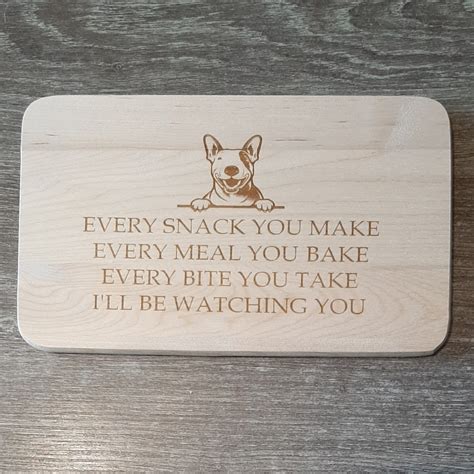 Borrelplank Klein Bullterrier 1 Mormelpotten