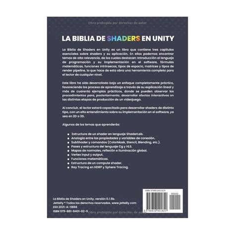 Buy La Biblia De Shaders En Unity Una Explicación Lineal Sobre Shaders