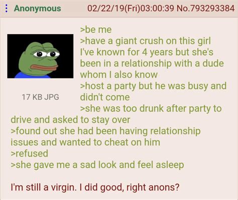 Anon Does The Right Thing Rgreentext