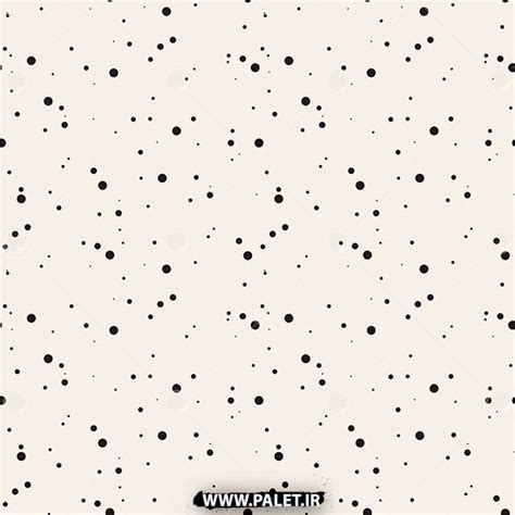 پترن لایه باز ساده و شیک پترن لایه باز با طرح نقطه‌های سیاه و زمینه سفید