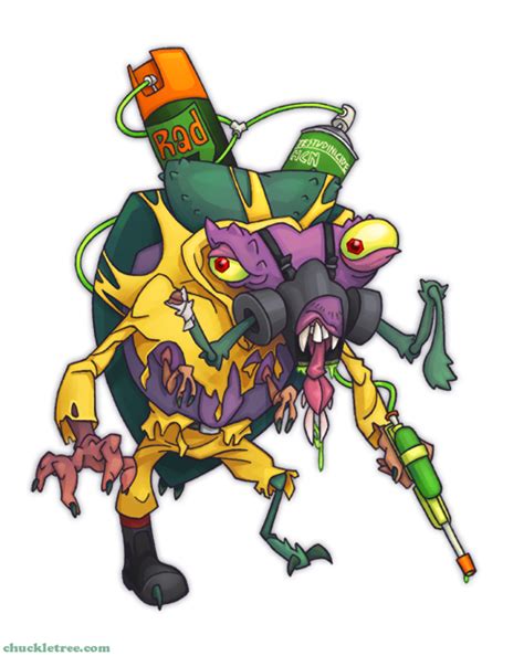 Dan Barretts Art Blog Scumbug Tmnt Redesign