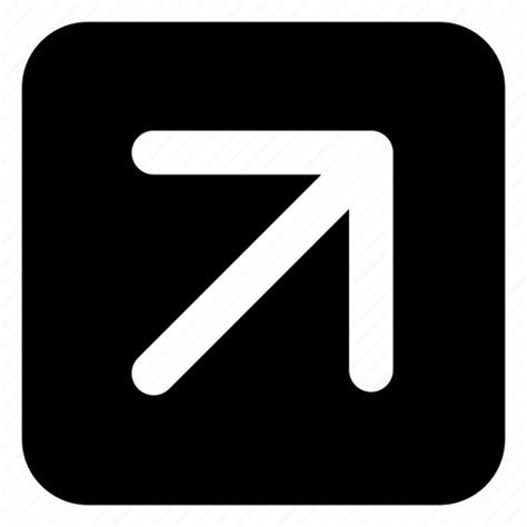 Arrow Top Right Diagonal Up Icon Download On Iconfinder