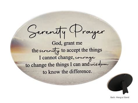 Plaque Serenity Prayer Wall Artplaques Pleroma Christian Supplies