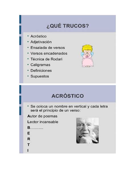 Trucos Para Escribir Poemas Pdf Poesía Poética