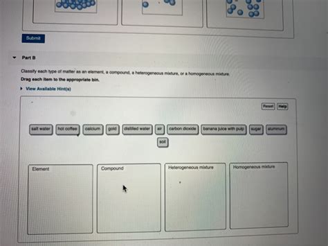 solved homework classifying matter matter is anything that