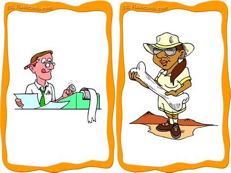 Sample Jobs Flashcards Advanced Set Flashcards Printable Flash