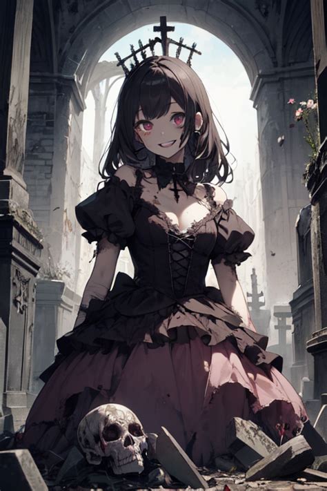 Ai Art Zombie Girl By User 1581288345119450871 Pixai