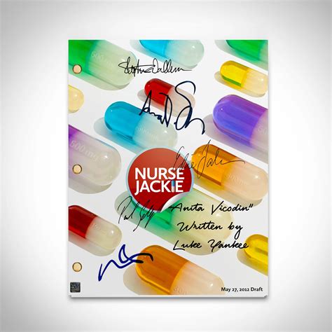 Nurse Jackie Script Limited Signature Edition Rare T