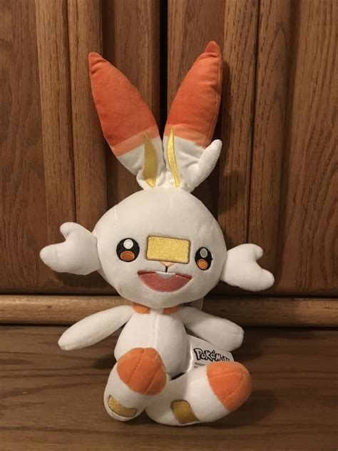 Mavin Jazwares Pokemon Scorbunny Plush Stuffed Bunny Rabbit