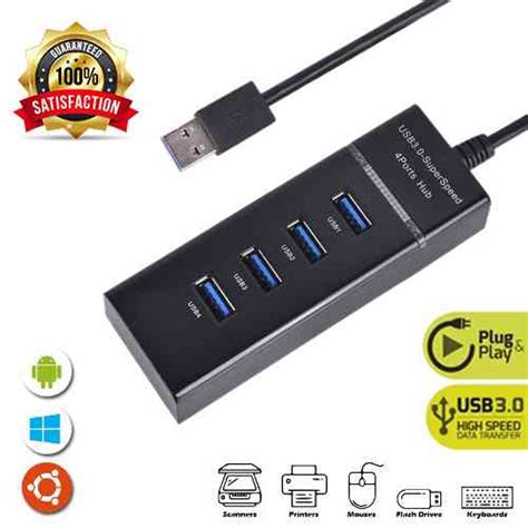 3 0 USB HUB 4Ports High Speed Multi HUB Splitter Ido Lk