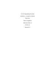 CS192 CivellaW4Assignment Docx CS 192 Programming Essentials 08 SEPT