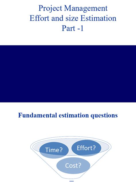 Ch6 Part 1 Effort And Size Estimation Pdf Computing Software
