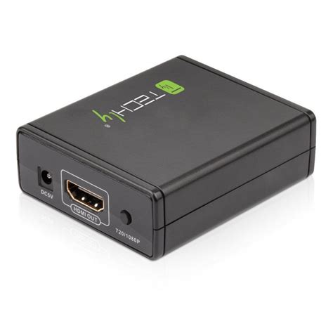 Techly Konwerter Adapter RCA Composite Video Audio Stereo L R Na HDMI Ale Pl