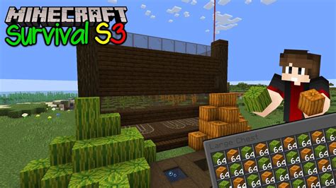 Tam Otomatİk Karpuz And Kabak Farmi Minecraft Survival S3 B14 Youtube