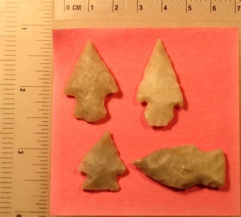 Four Darl Variant Arrow Tips