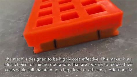 High Frequency Screenpolyurethane Fine Screen Chaishang Polyurethane