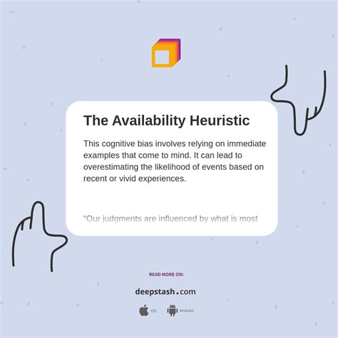 The Availability Heuristic Deepstash