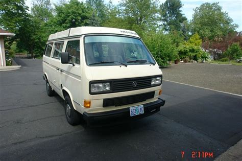 1986 Volkswagen Busvanagon Westfalia With Ac For Sale Photos