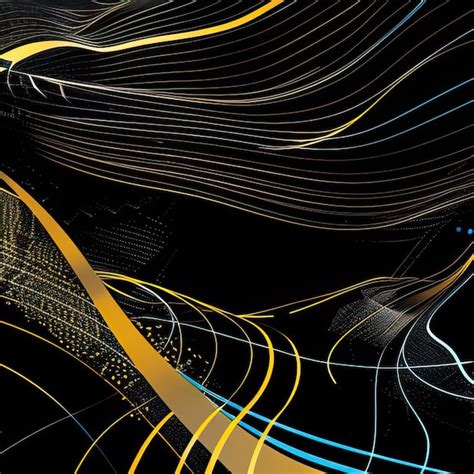 Premium Photo A Dynamic Digital Landscape With Flowing Streams Of Data A Background